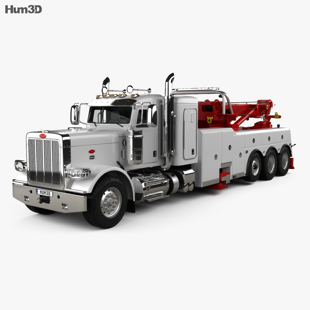 Peterbilt 388 Wrecker Truck 2019 3D model - Download Truck on 3DModels.org
