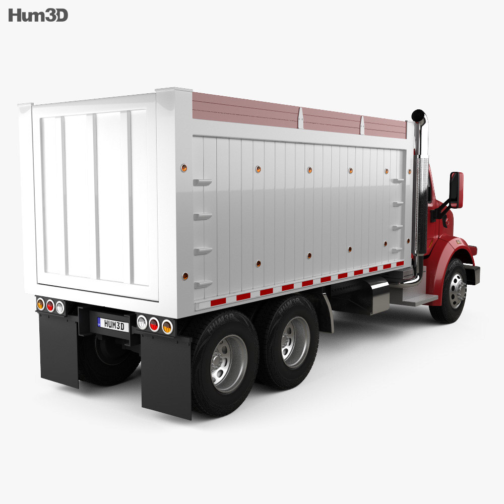 Peterbilt 567 Tipper Truck 2019 3D model - Download Truck on 3DModels.org