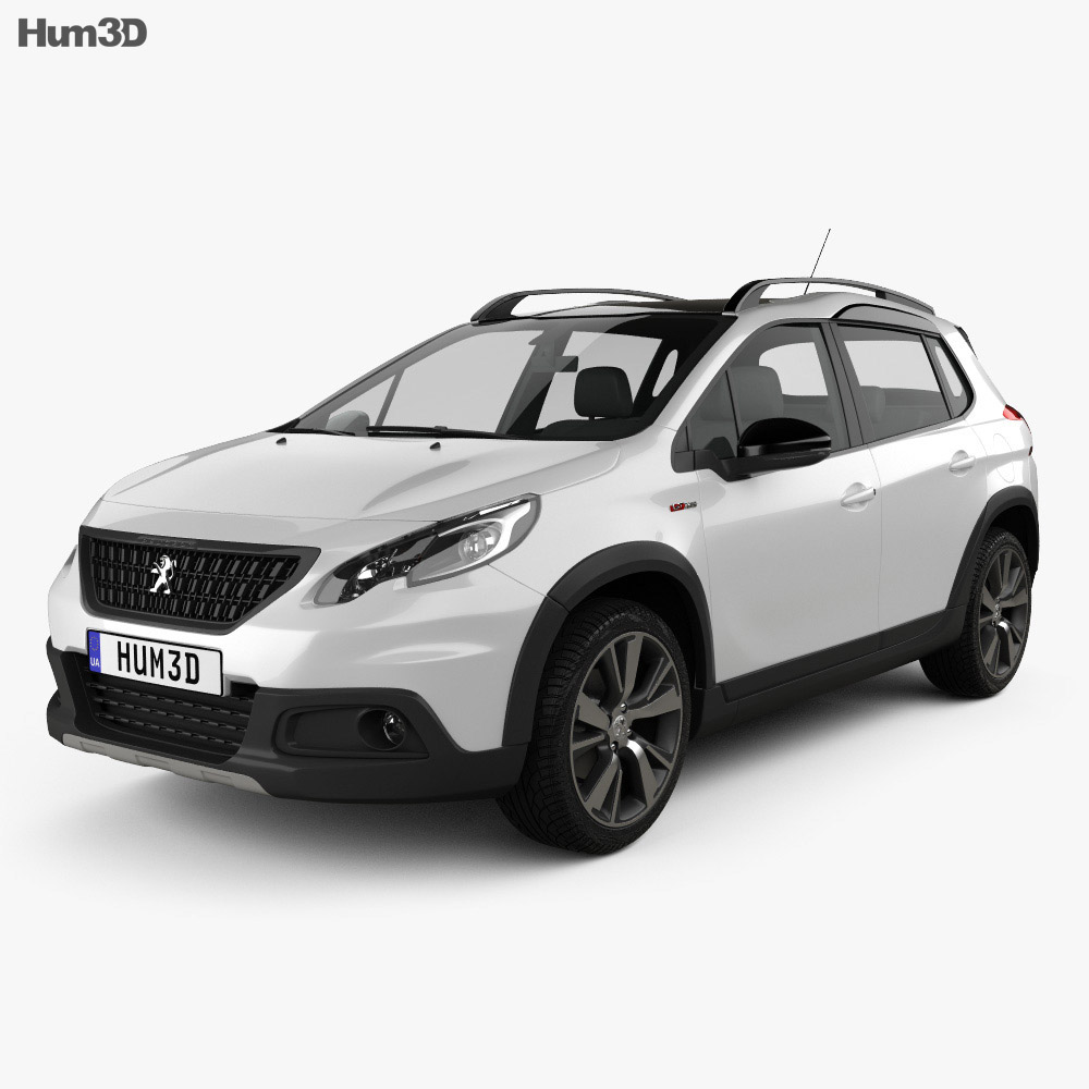 Peugeot 2008 GT Line 2020 Modelo 3D - Descargar Crossover SUV on ...