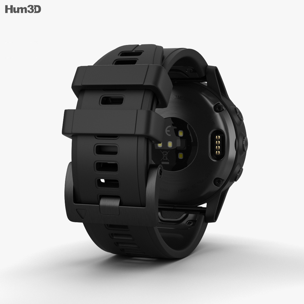 Garmin Fenix 5x Plus 3D model - Download Smart watch on 3DModels.org