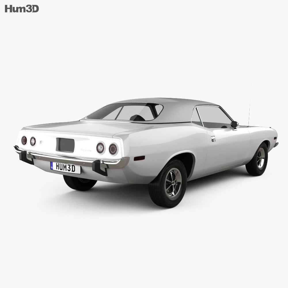 Plymouth Barracuda hardtop 2025 3D model - Download Sports car on ...