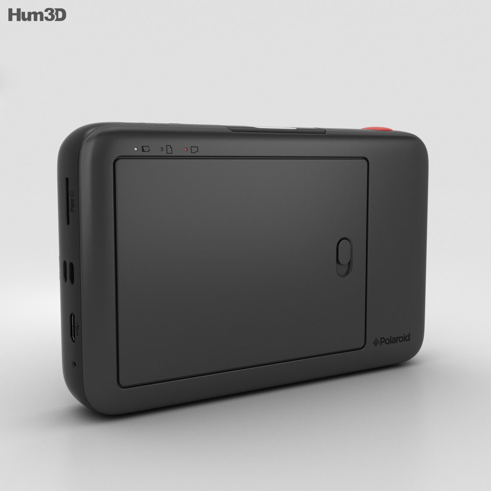 Cámara Digital Instantánea Polaroid Snap en Negro Modelo 3D - Descargar ...