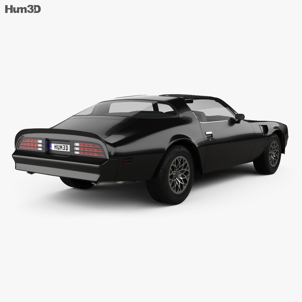 Pontiac Firebird Trans Am 1977 3D model - Download Sports car on ...
