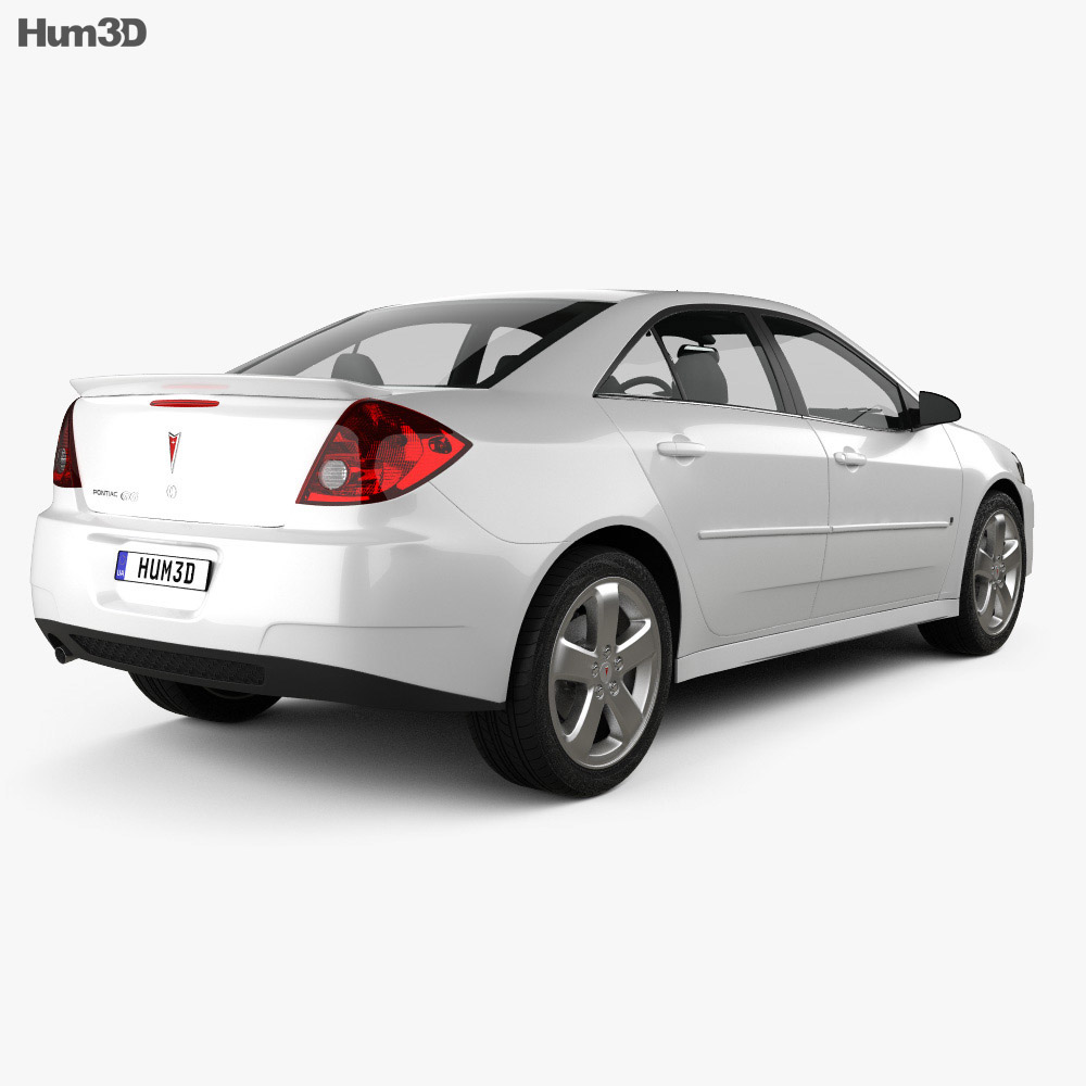 Pontiac G6 GT 2009 3D model - Download Sedan on 3DModels.org
