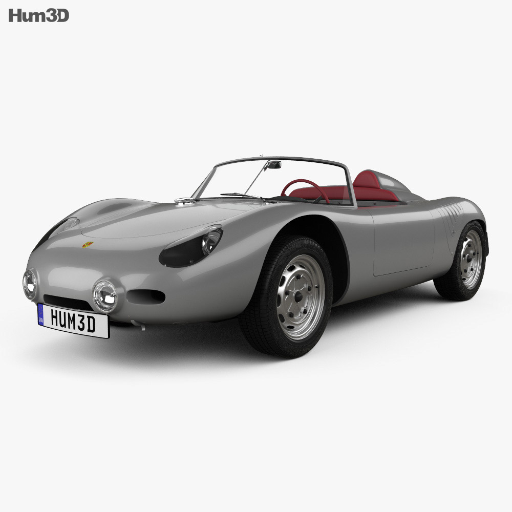 Porsche 718 1959 3D model - Download Sports car on 3DModels.org