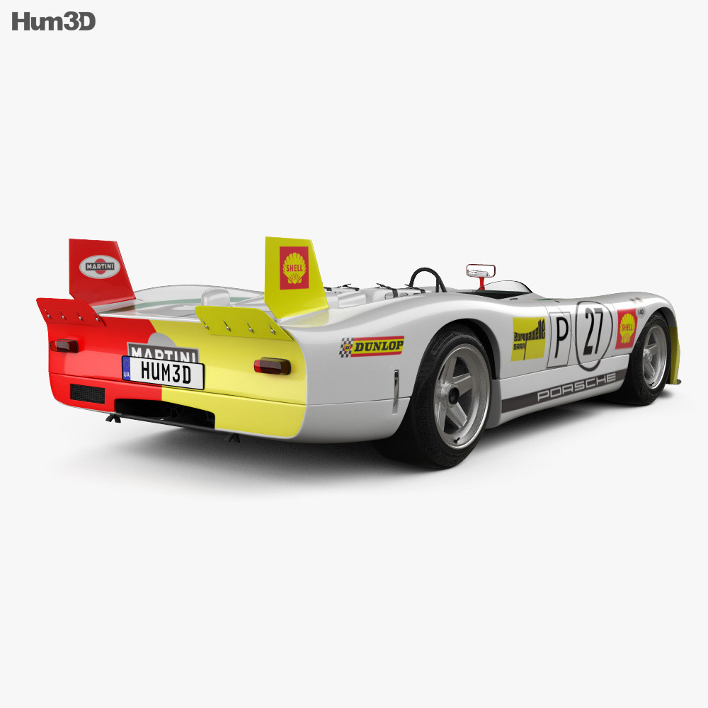 Porsche 908/02 Flunder Spyder 1969 3D model - Download Sports car on ...
