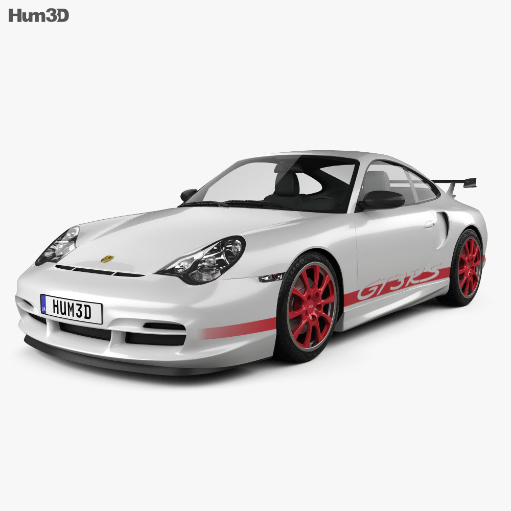 Porsche 911 GT3RS coupe (996) 2006 3D model - Download Sports car on ...