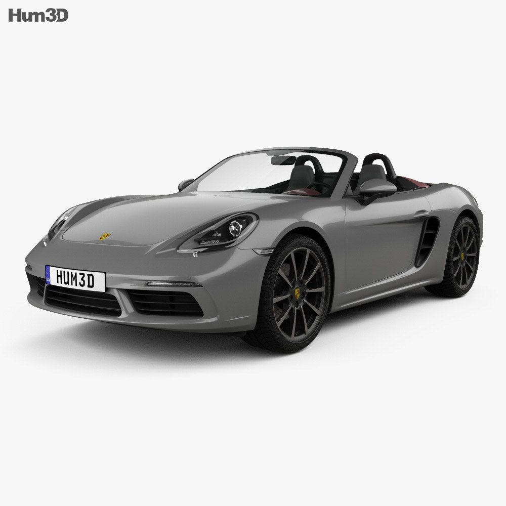 Porsche 718 Boxster 2019 3D model - Download Sports car on 3DModels.org