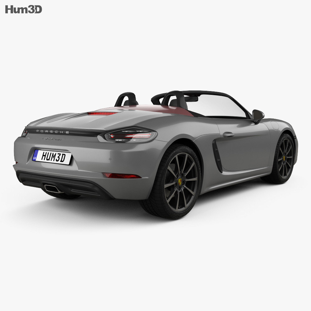 Porsche 718 Boxster 2019 3D model - Download Sports car on 3DModels.org