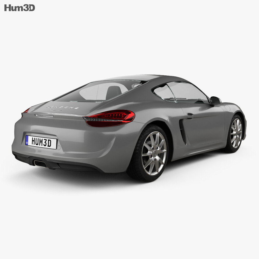 Porsche Cayman 2016 3D model - Download Sports car on 3DModels.org