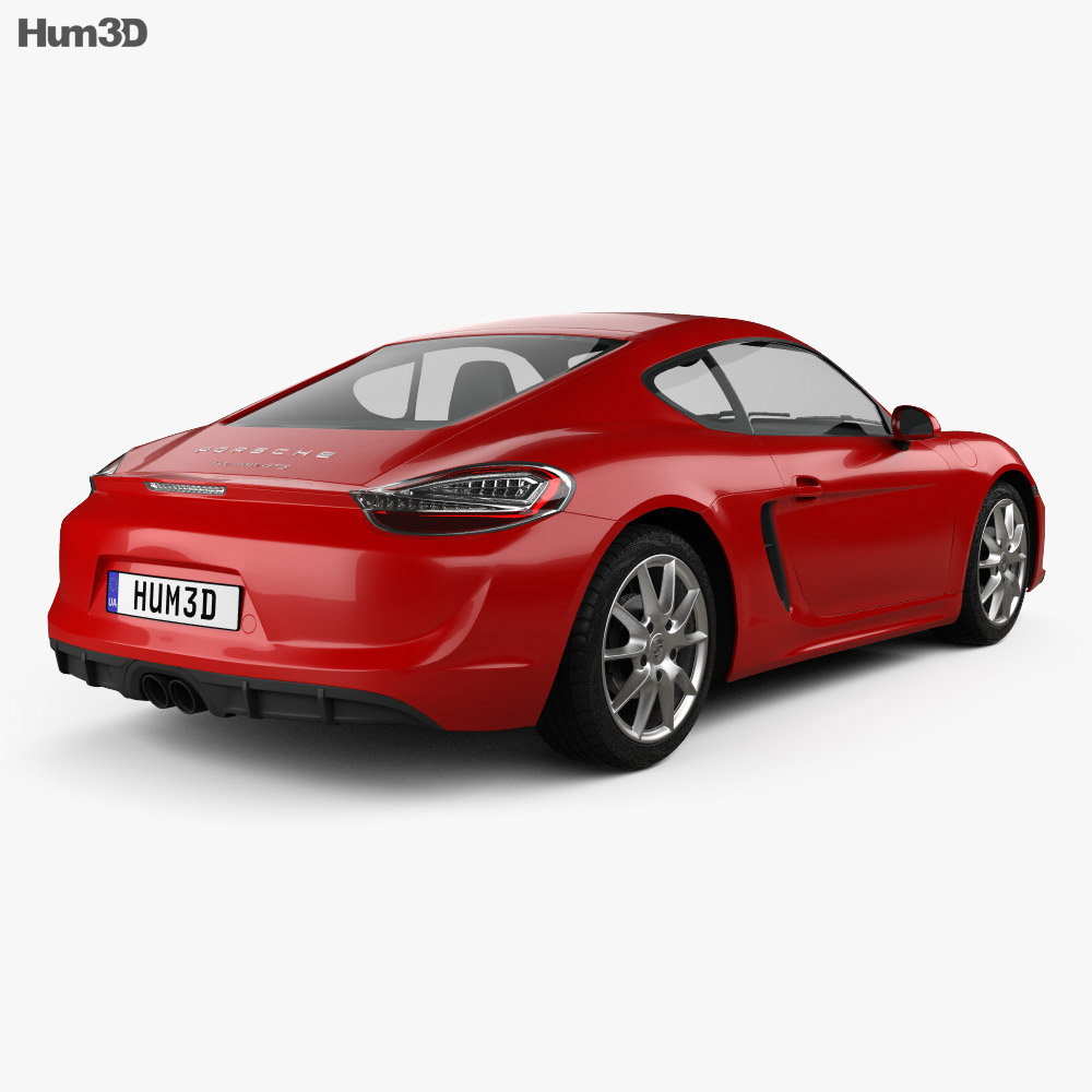 Porsche Cayman GTS 2016 3D model - Download Sports car on 3DModels.org