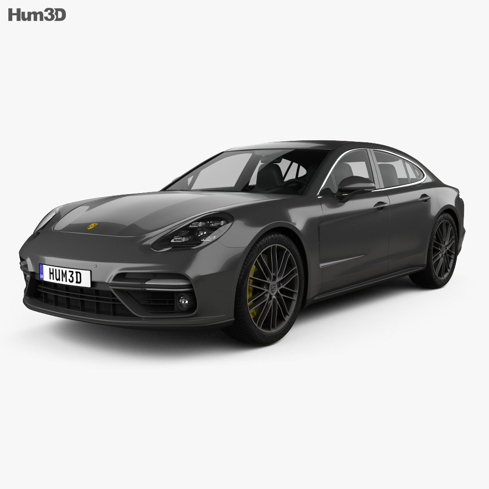 Porsche Panamera Turbo 2020 3D model - Download Sedan on 3DModels.org