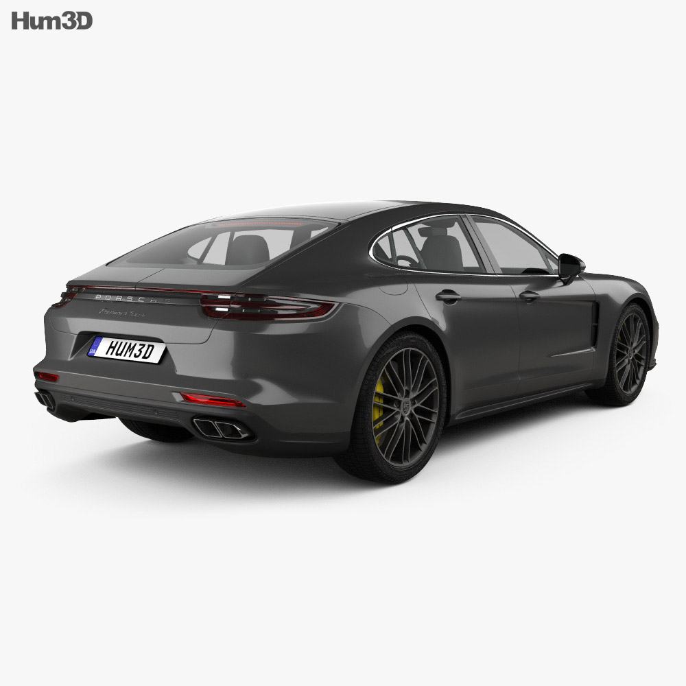 Porsche Panamera Turbo 2020 3D model - Download Sedan on 3DModels.org