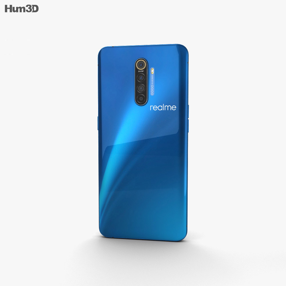 Realme X2 Pro Neptune Blue 3D model - Download Phones on 3DModels.org