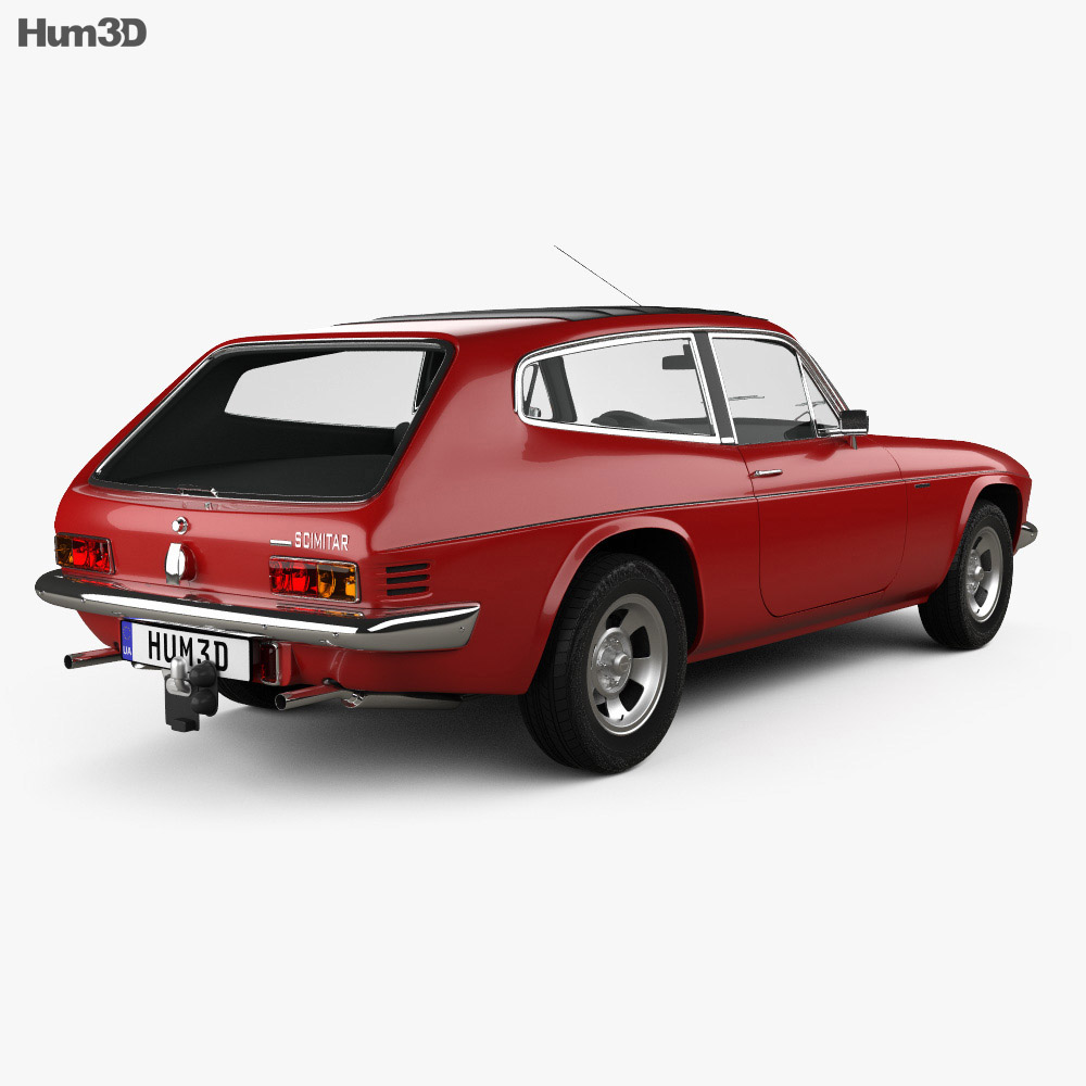 Reliant Scimitar GTE 1970 3D model - Download Hatchback on 3DModels.org
