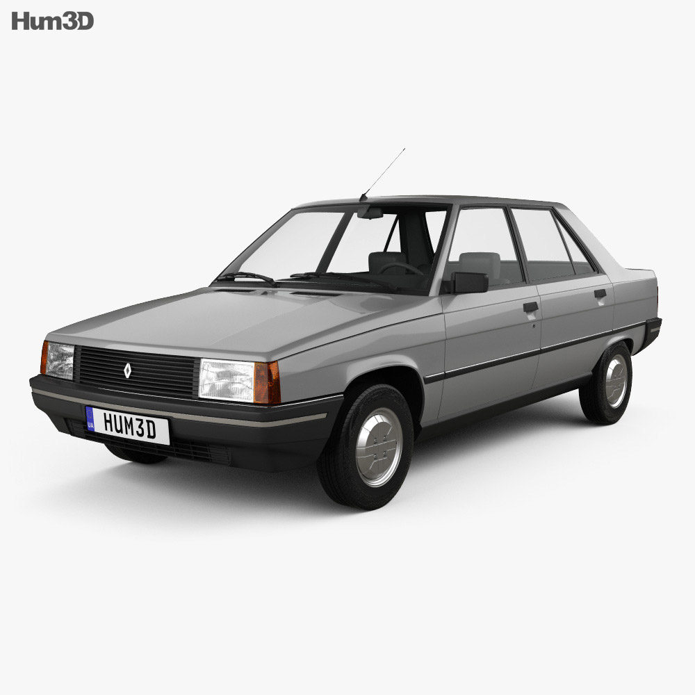 Renault 9 1983 Modelo 3D - Descargar Sedan activado 3DModels.org