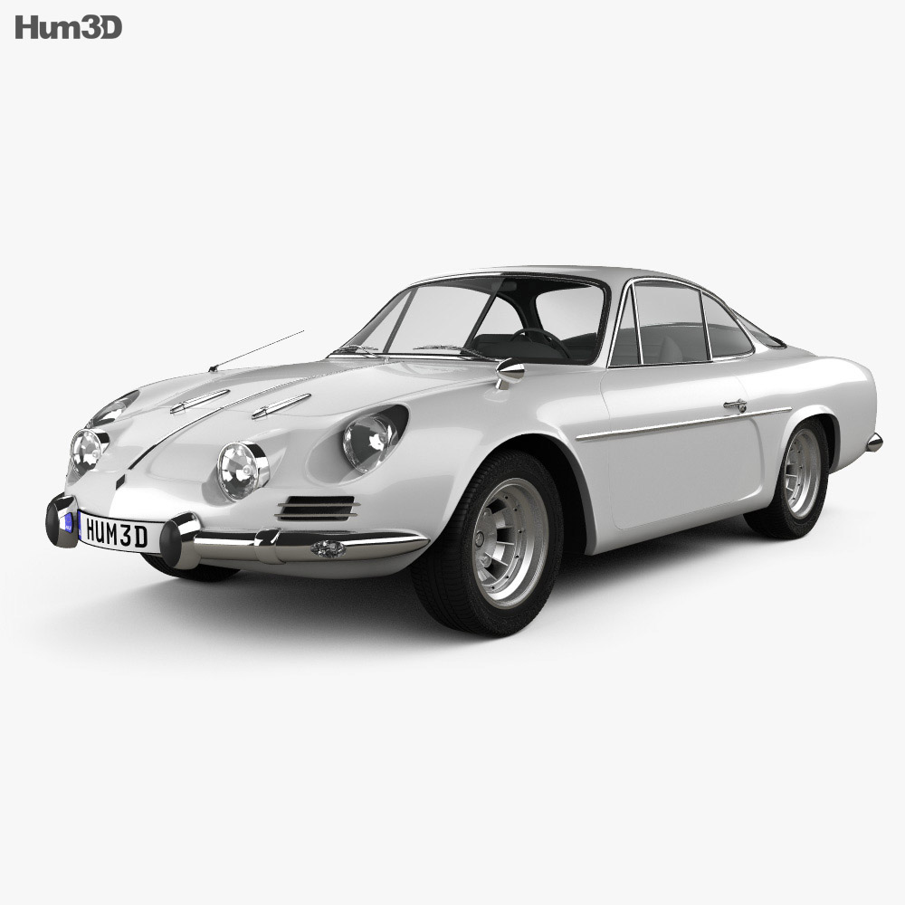 Renault Alpine A110 1970 3D model - Download Sports car on 3DModels.org