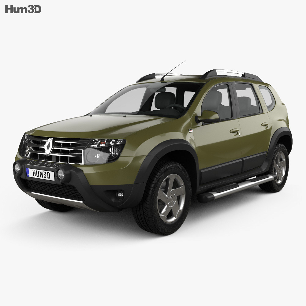 Renault Duster (BR) 2013 3D model - Download Crossover SUV on 3DModels.org