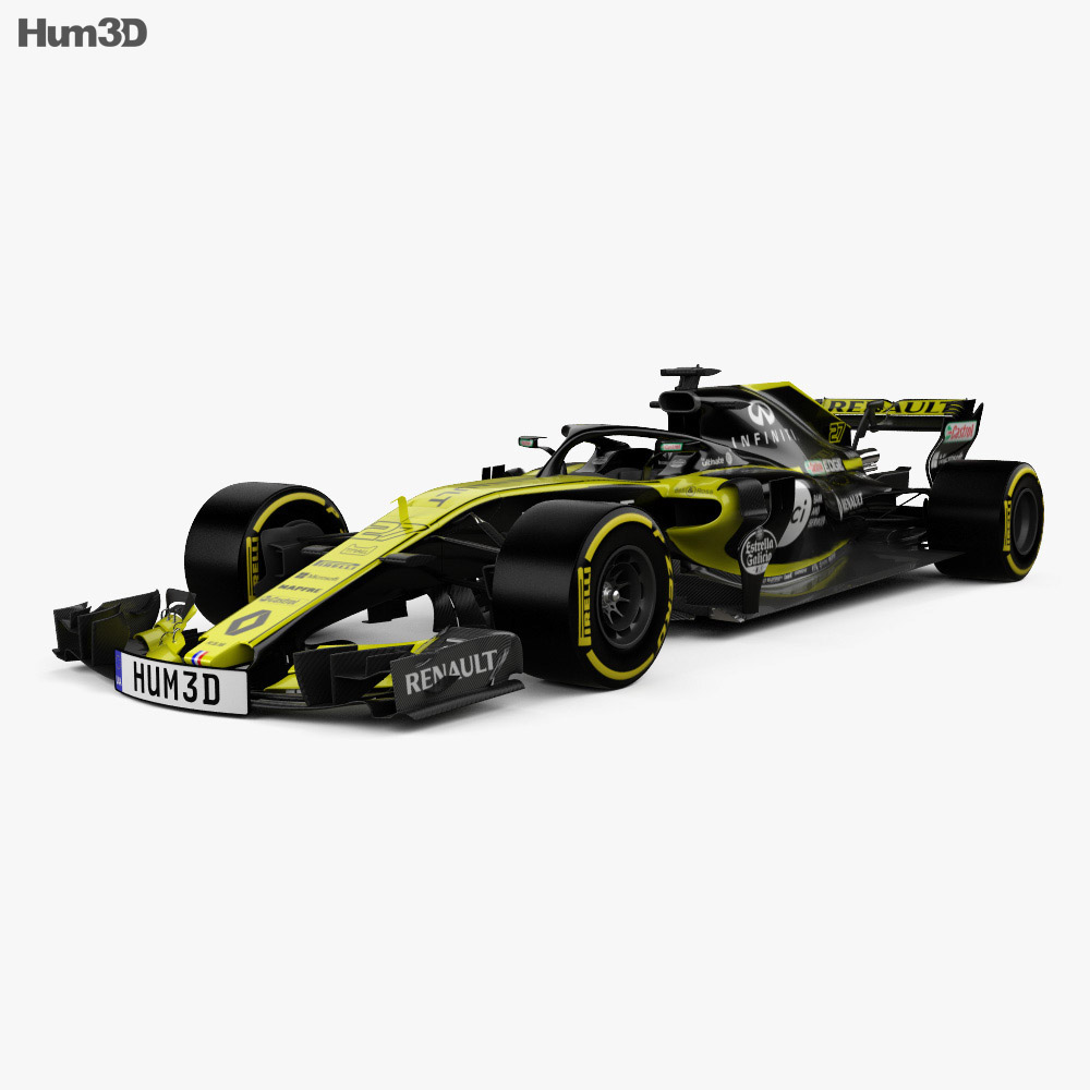 Renault R.S.18 2018 Modelo 3D - Descargar Sports car on 3DModels.org