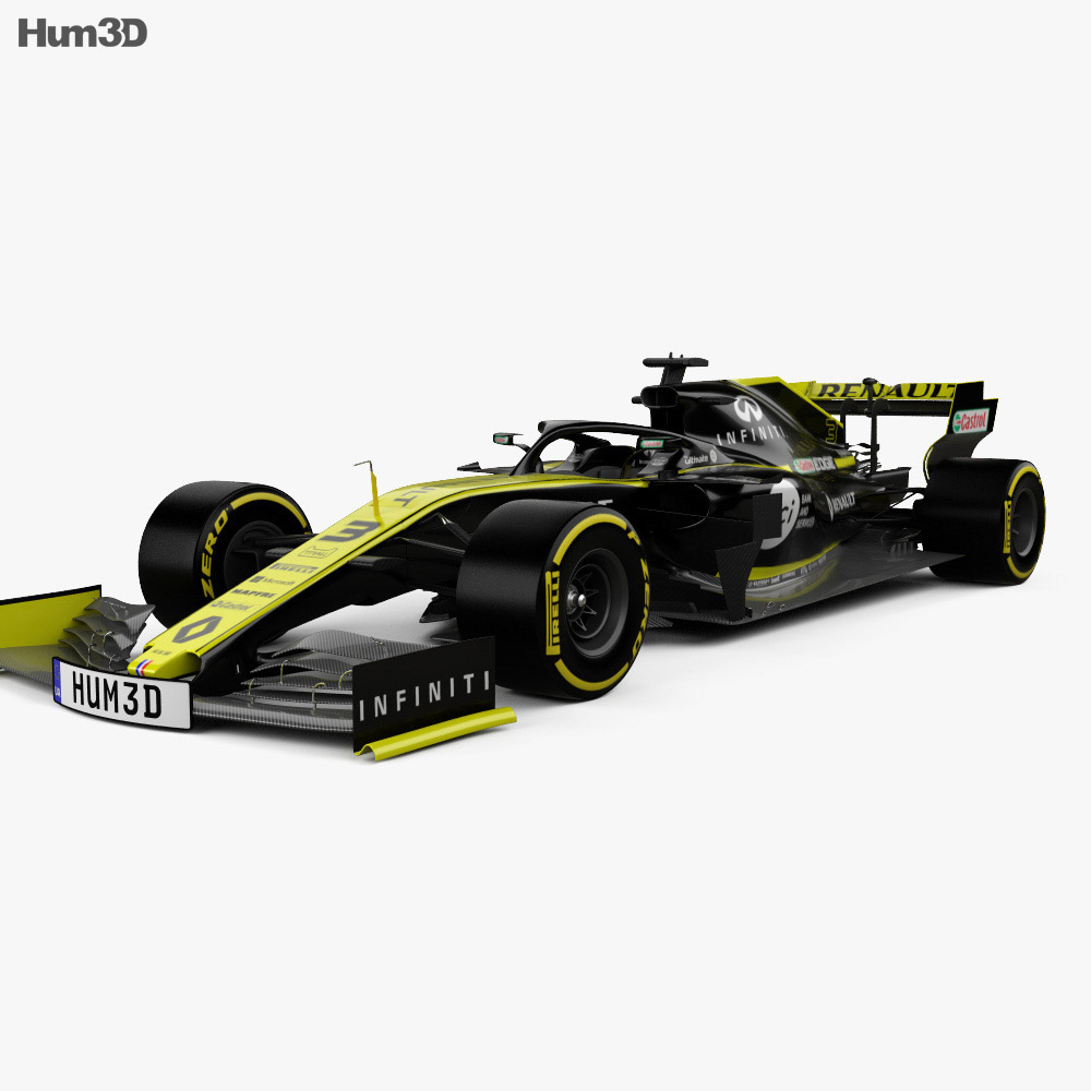 Renault R.S.19 F1 2019 Modelo 3D - Descargar Sports car on 3DModels.org