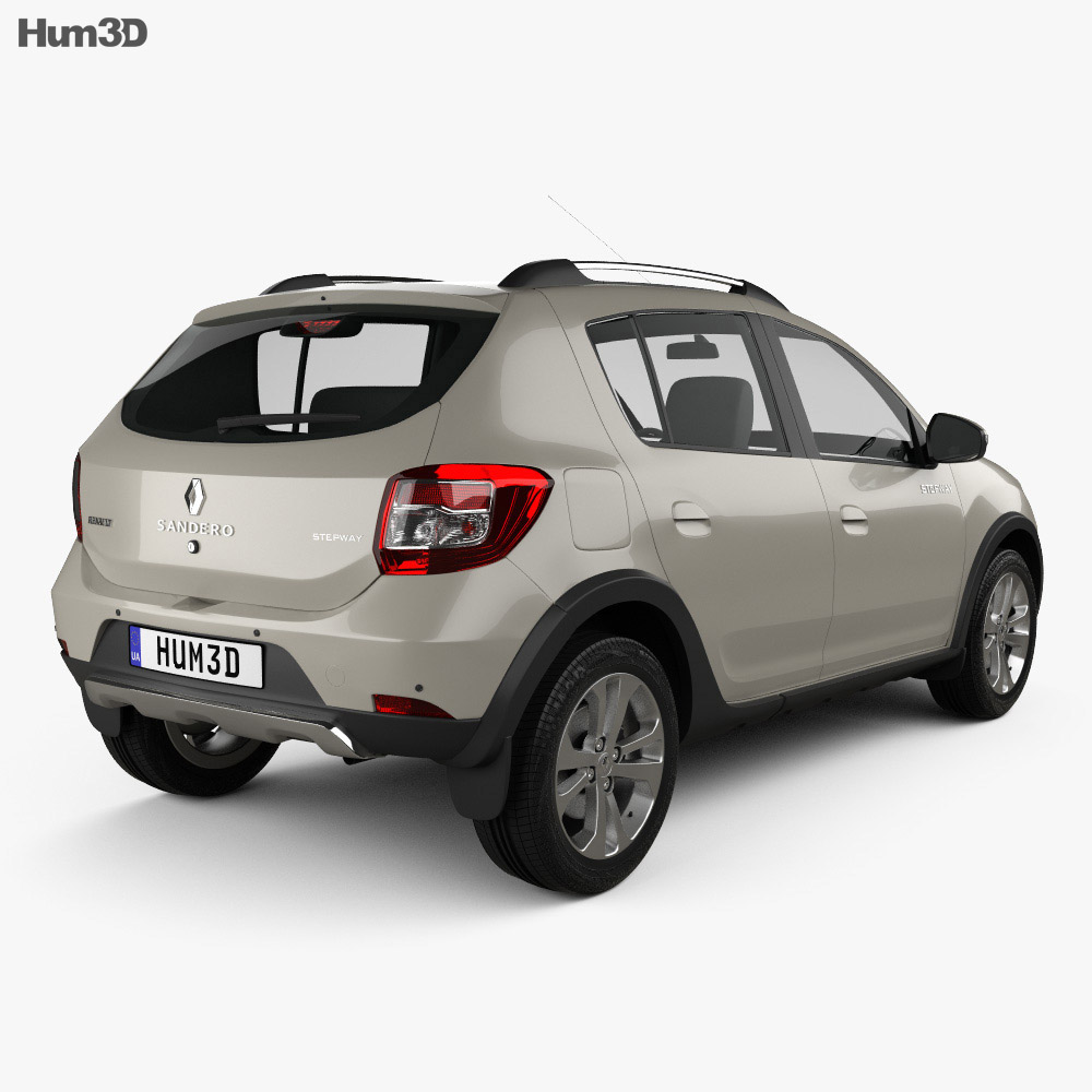 Renault Sandero Stepway 2017 Modèle 3D - Télécharger Crossover SUV on ...
