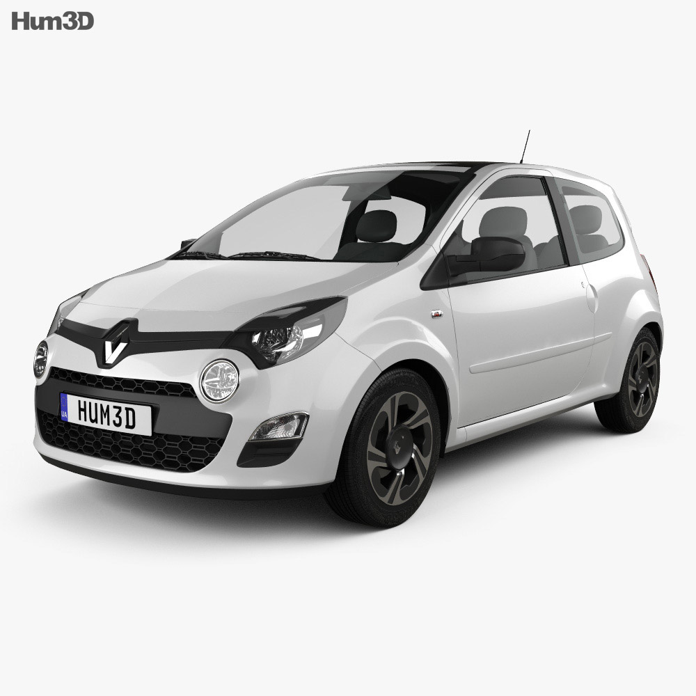 Renault Twingo 2013 3D model - Download Hatchback on 3DModels.org