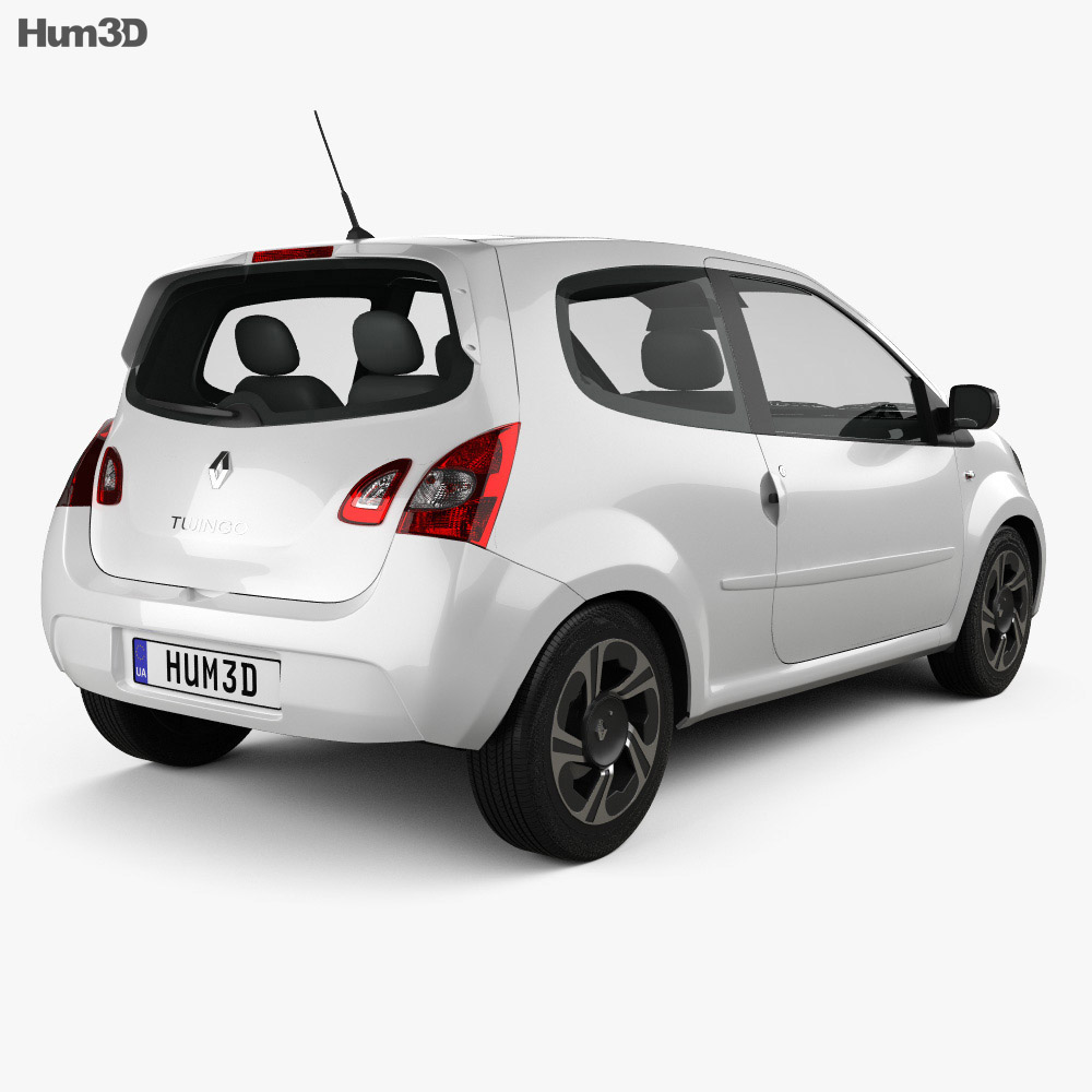 Renault Twingo 2013 3D model - Download Hatchback on 3DModels.org