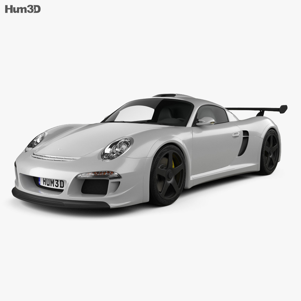 Ruf CTR3 Clubsport 2015 3D model - Download Sports car on 3DModels.org