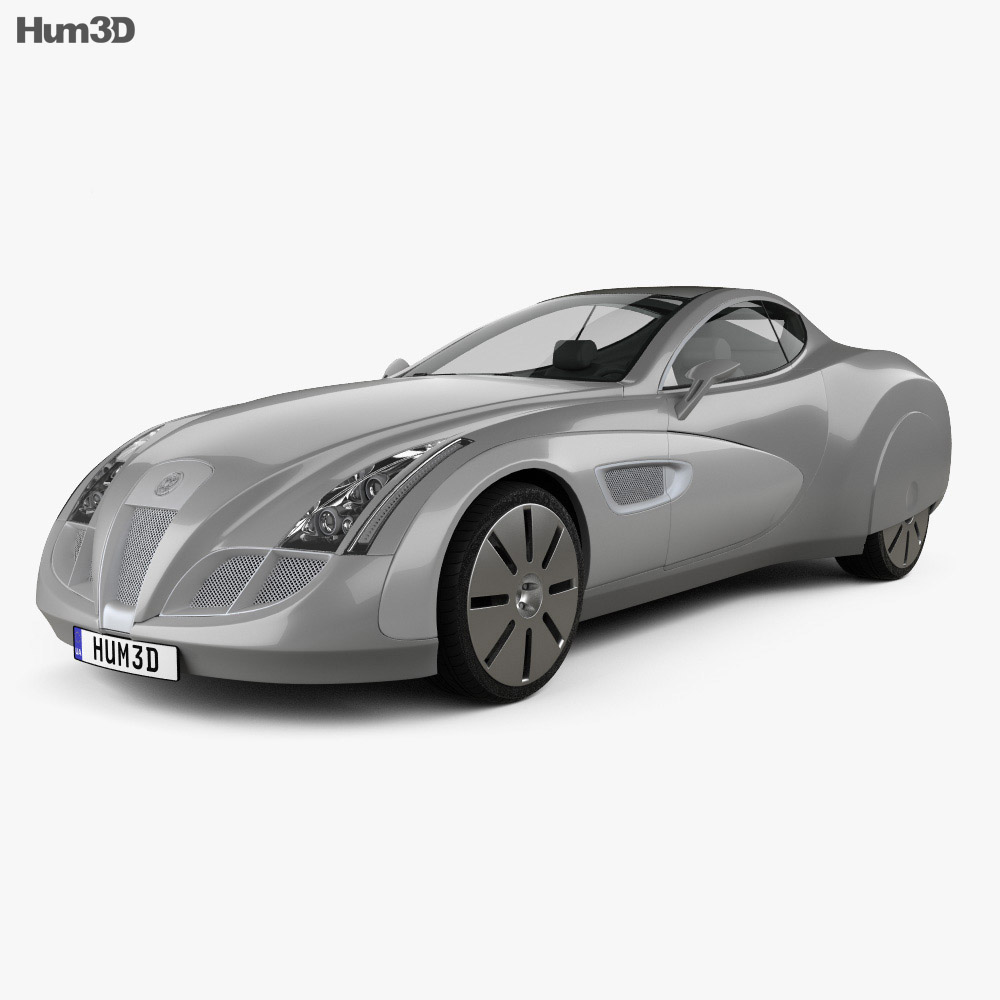 Russo-Balt Impression 2006 3D model - Download Sports car on 3DModels.org