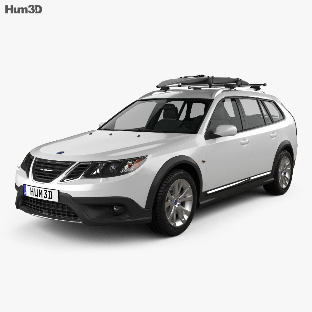 Saab 9-3 X 2013 3D model - Download Wagon car on 3DModels.org