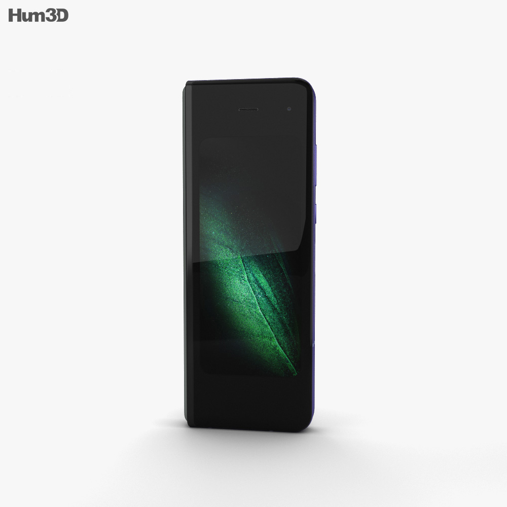 Samsung Galaxy Fold Astro Blue 3D model - Download Phones on 3DModels.org