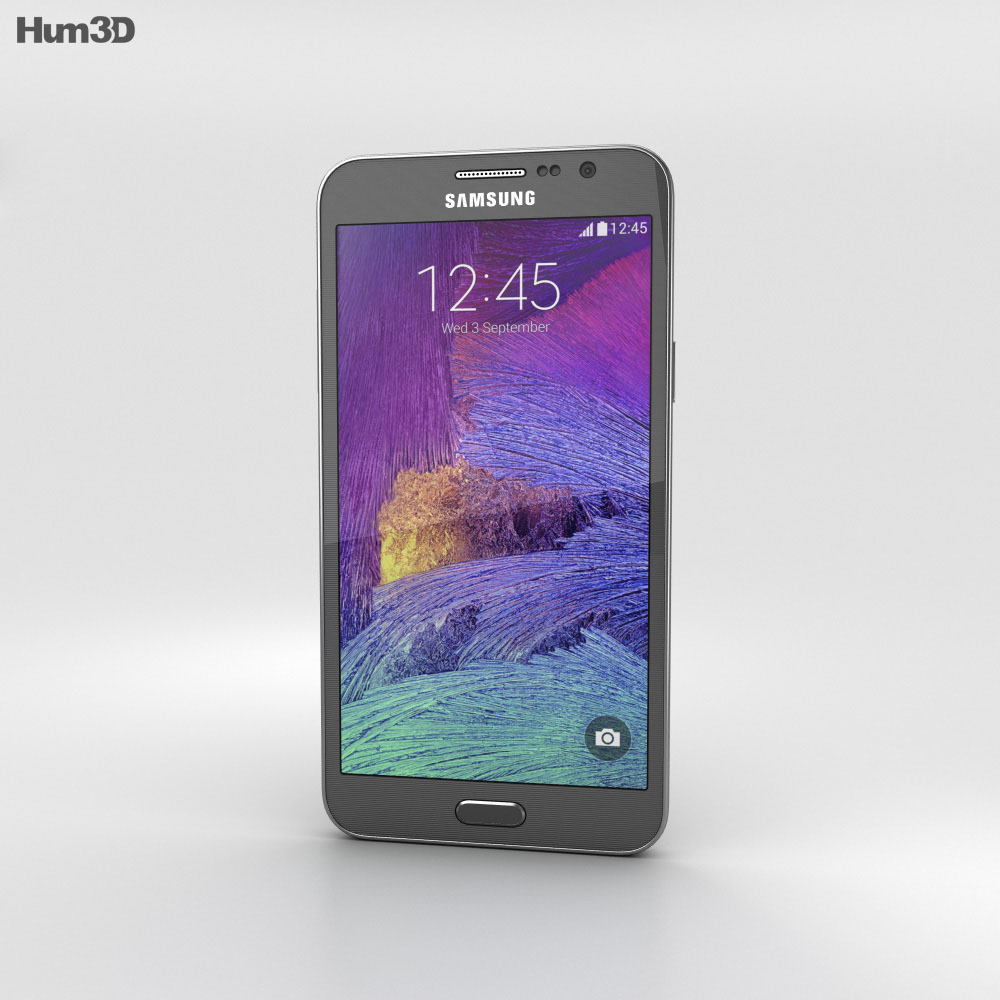 Samsung Galaxy Grand Max Black 3D model - Download Phones on 3DModels.org