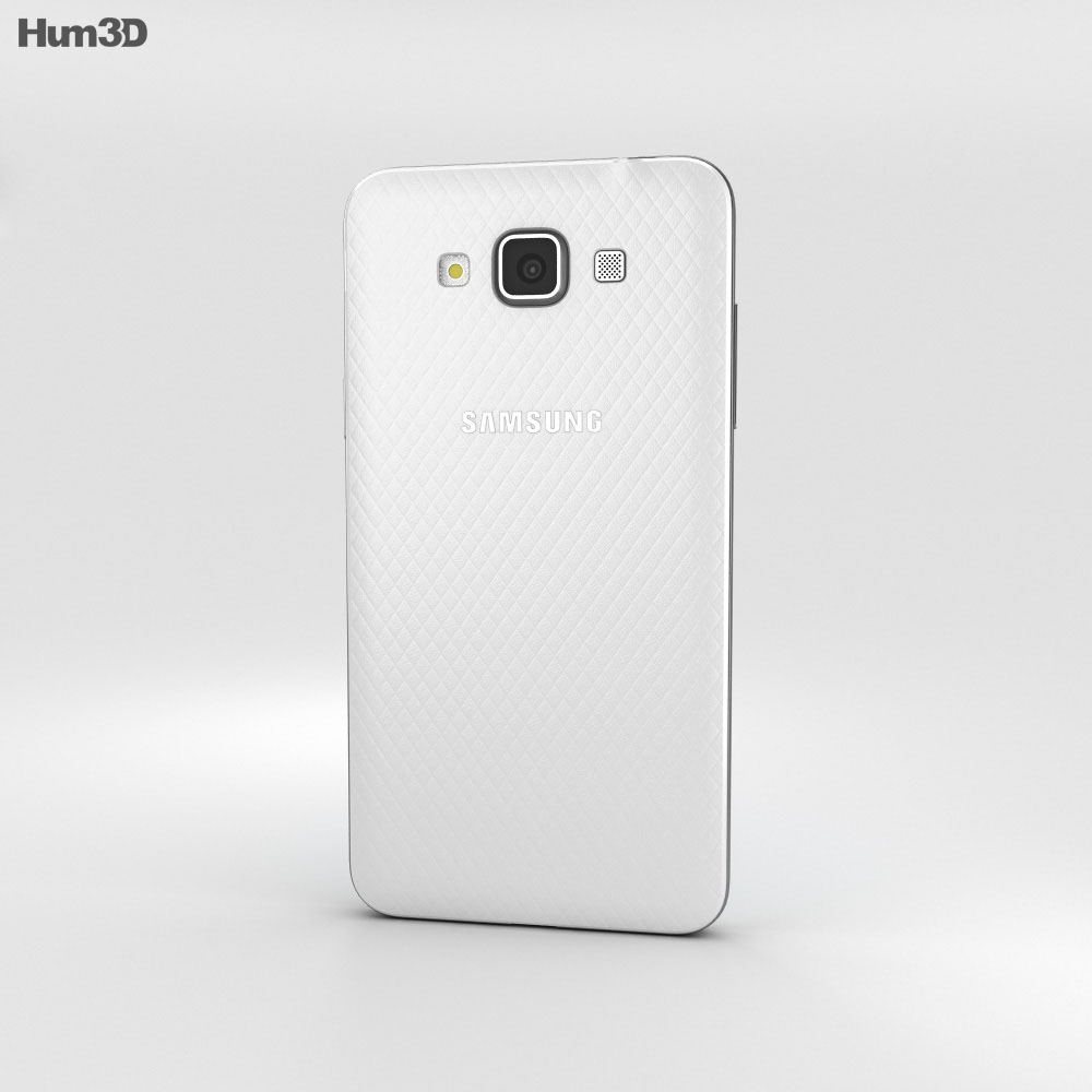 Samsung Galaxy Grand Max Branco Modelo 3D - Baixar Telefone no 3DModels.org