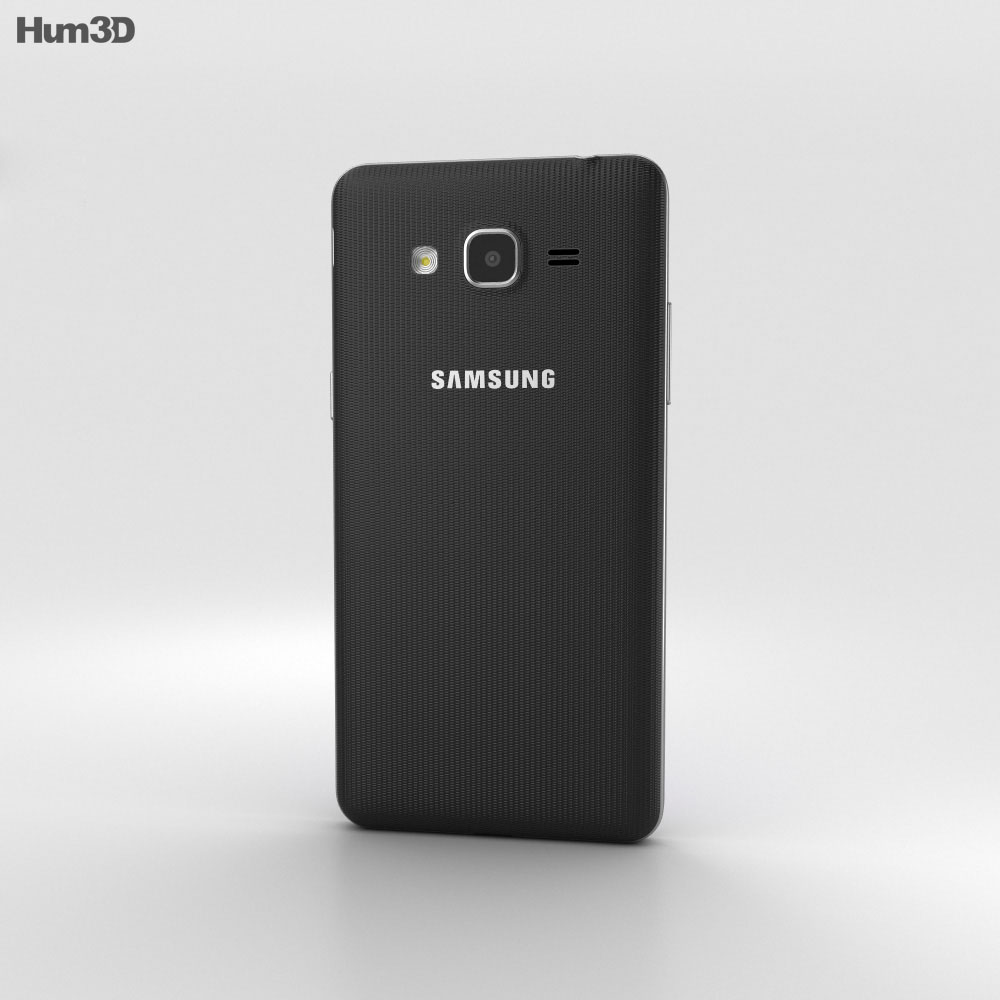 Samsung Galaxy J2 Prime Black 3D model - Download Phones on 3DModels.org