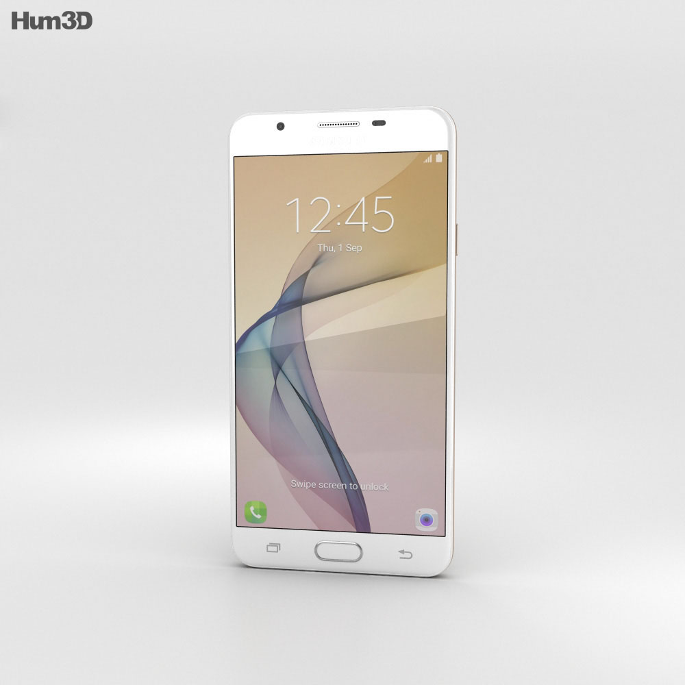 Samsung Galaxy J7 Prime Gold 3D model - Download Phones on 3DModels.org