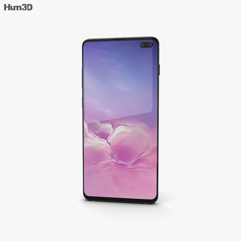 Samsung Galaxy S10 Plus Ceramic Black 3D model - Download Phones on ...