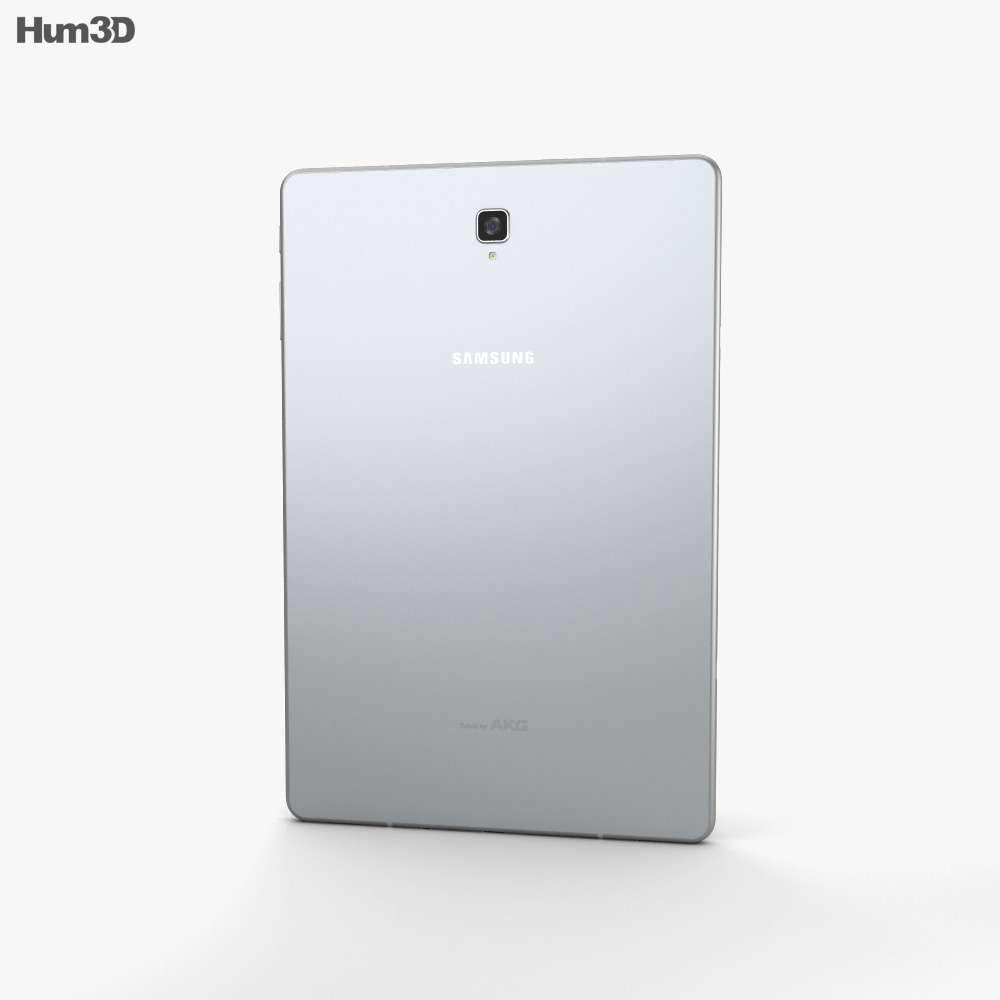 Samsung Galaxy Tab S4 10.5-inch White 3D model - Download Tablet on ...