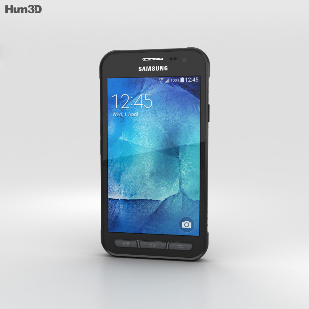 Samsung Galaxy Xcover 3 Gray 3D model - Download Phones on 3DModels.org