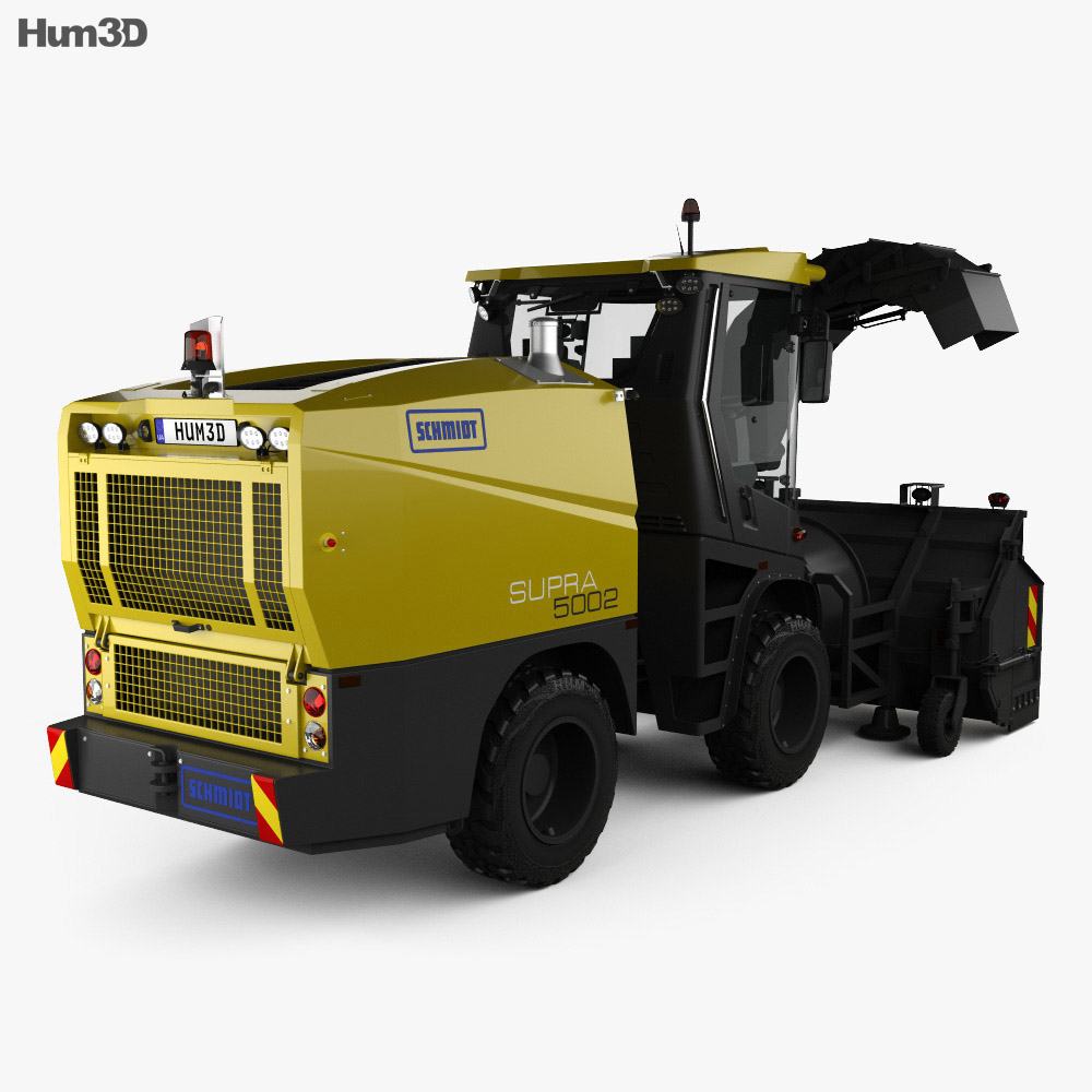 Schmidt Supra 5002 Snow Cutter Blower 2018 3D model - Download Tractor ...