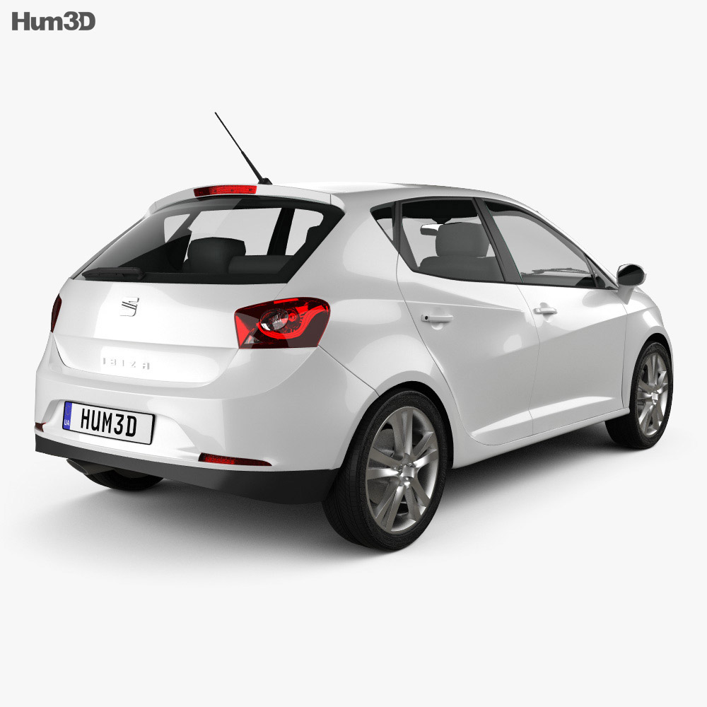 Seat Ibiza hatchback 5 puertas 2014 Modelo 3D - Descargar Hatchback on ...