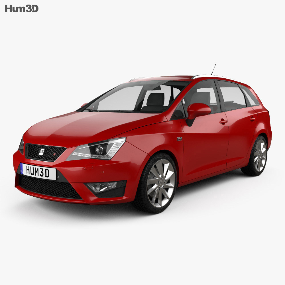 Seat Ibiza ST FR 2017 Modelo 3D - Descargar Hatchback on 3DModels.org