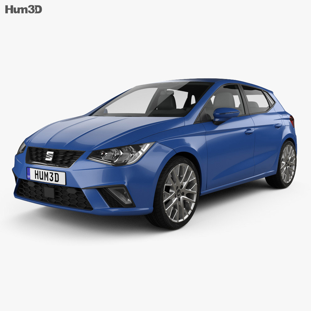 Seat Ibiza Style 2019 3D model - Download Hatchback on 3DModels.org
