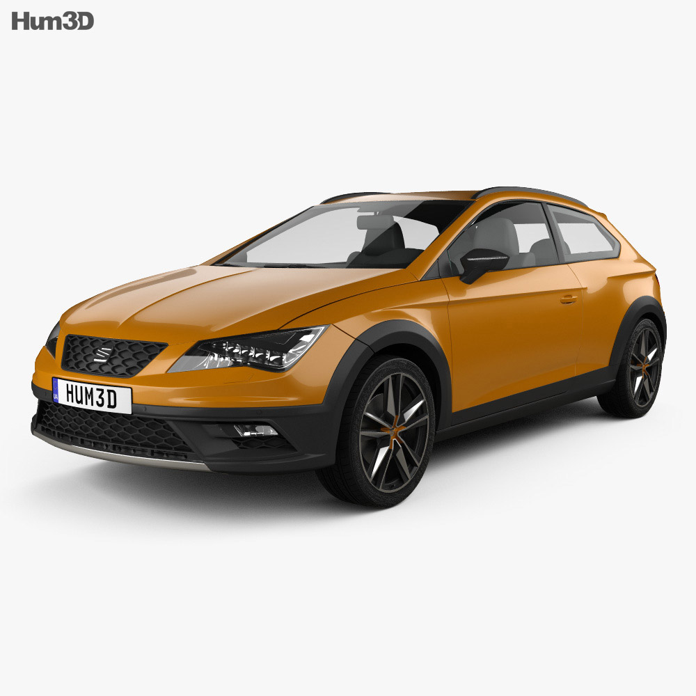 Seat Leon Cross Sport 2015 Modelo 3D - Baixar Crossover SUV no 3DModels.org