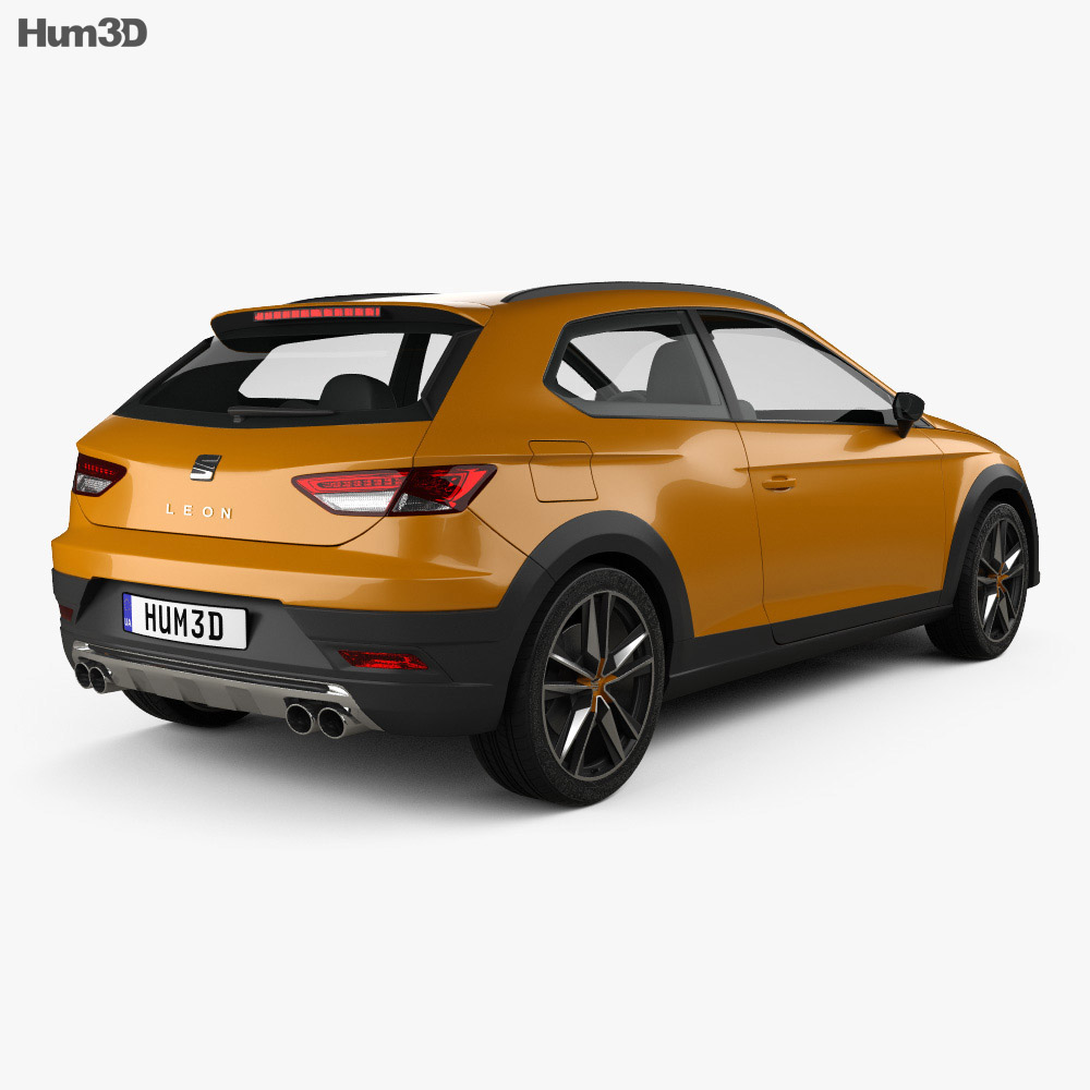 Seat Leon Cross Sport 2015 Modelo 3D - Baixar Crossover SUV no 3DModels.org