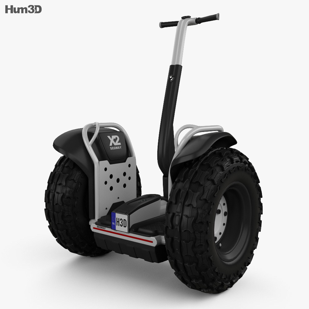 Segway 2X Adventure 2012 3D model - Download Motorcycle on 3DModels.org