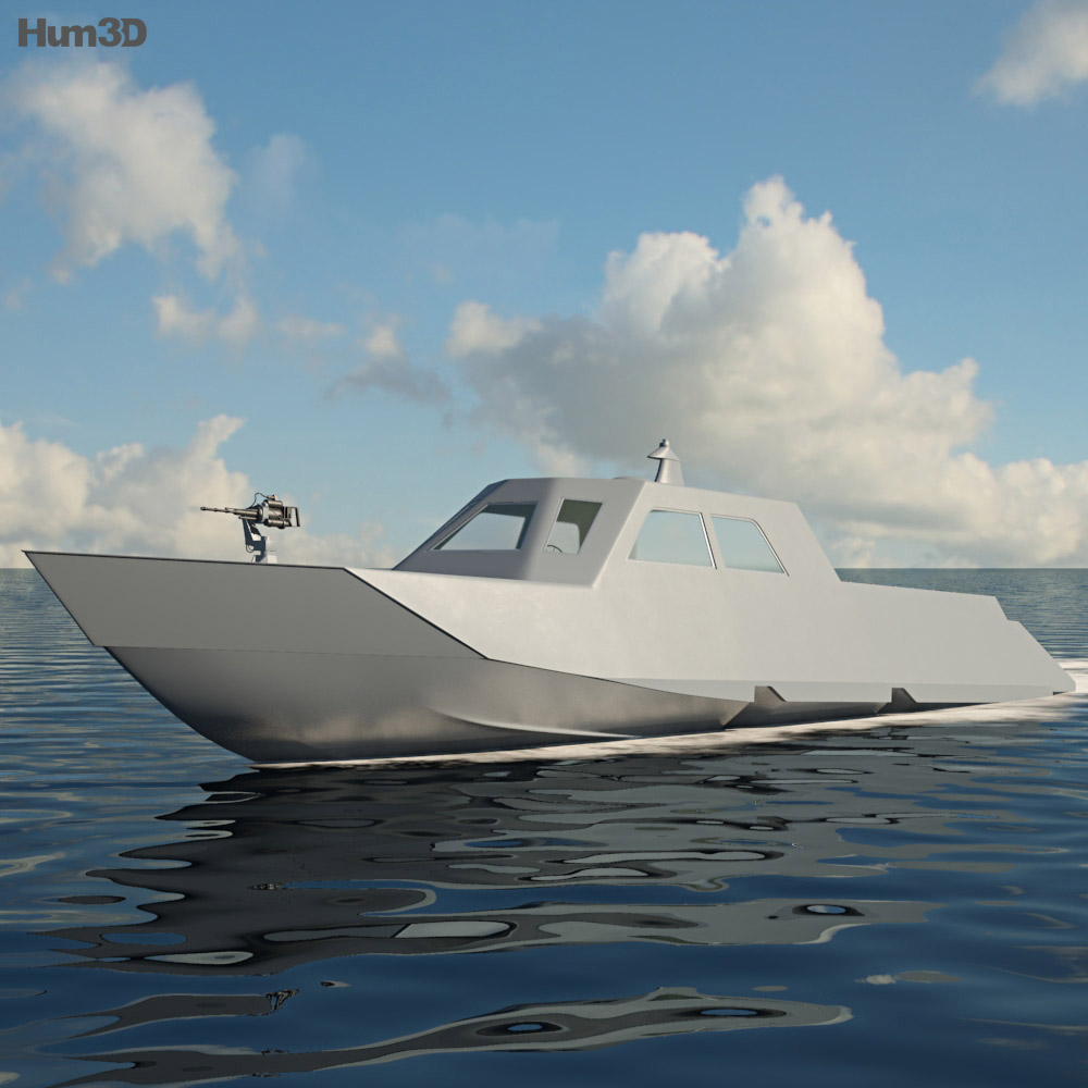 Combatant Craft Medium Mk1 3D model - Download Warship on 3DModels.org