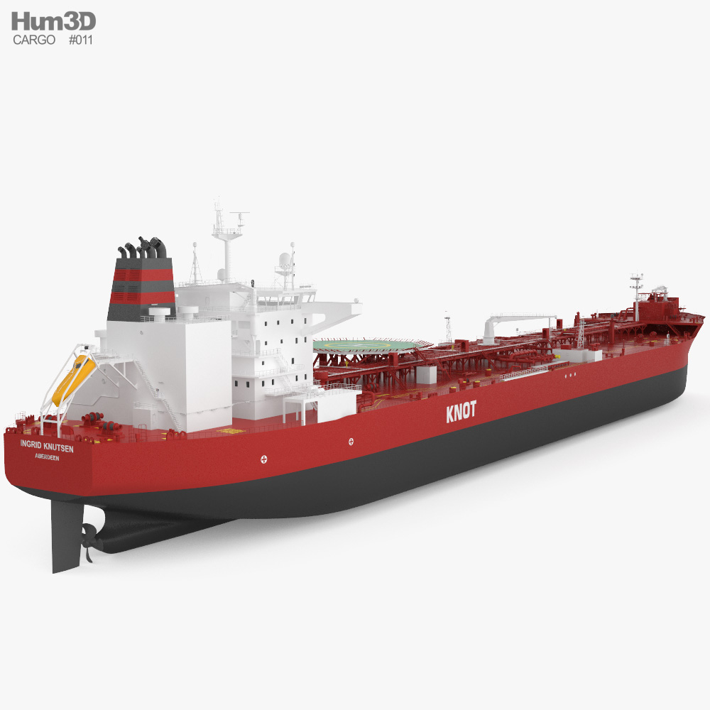 Shuttle Tanker Ingrid Knutsen 3D model - Download Tanker on 3DModels.org