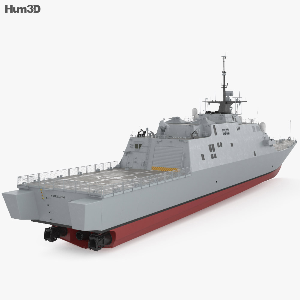 USS Freedom (LCS-1) 3D model - Download Warship on 3DModels.org