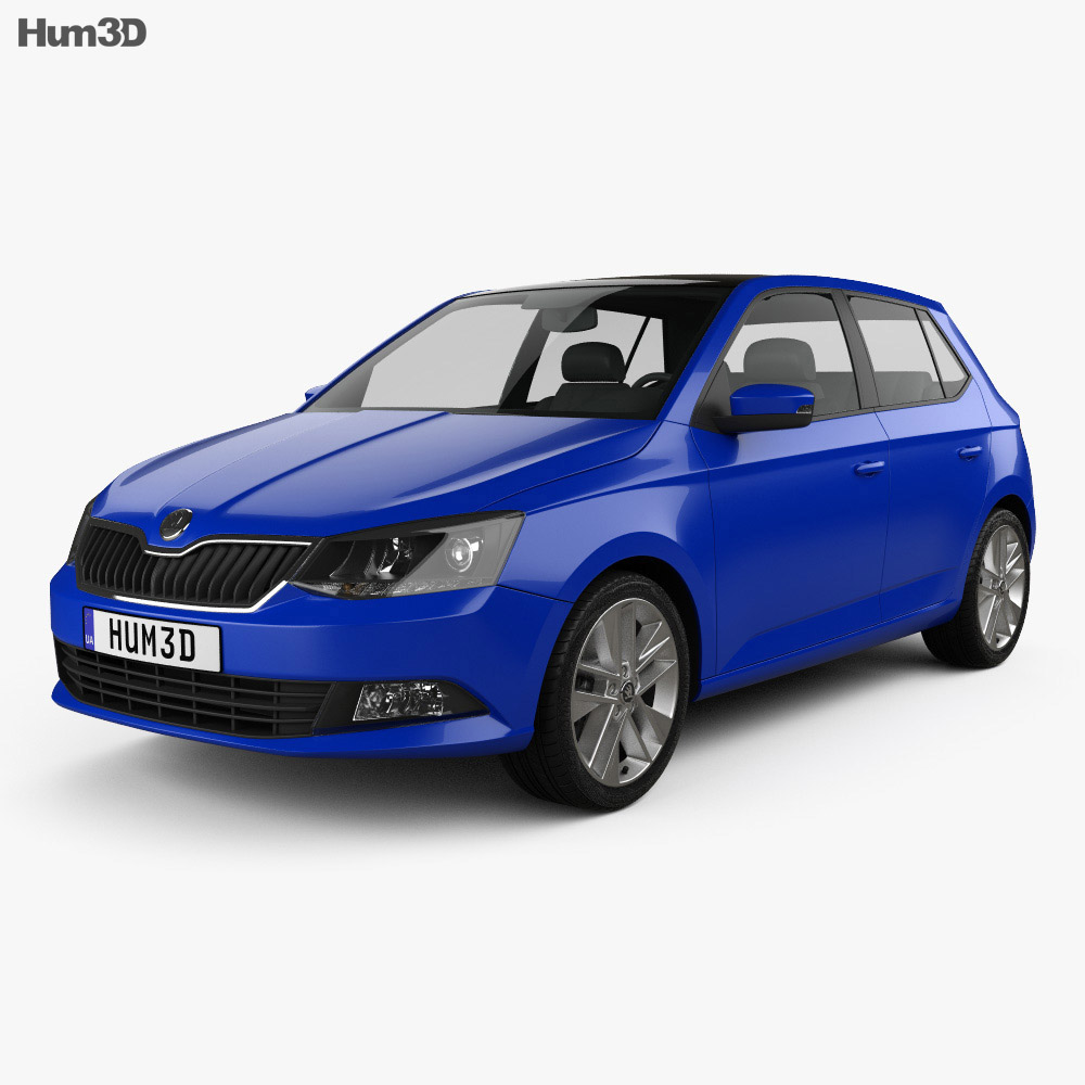 Skoda Fabia hatchback 2018 Modelo 3D - Descargar Hatchback on 3DModels.org