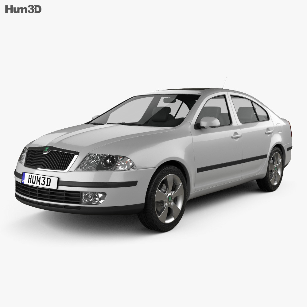 Skoda Octavia liftback 2013 3D model - Download Sedan on 3DModels.org